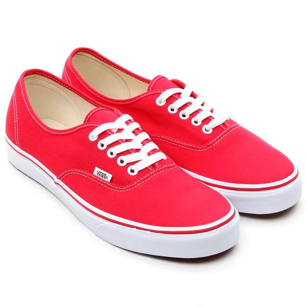 VANS - Men - Authentic - Red/White – Nohble