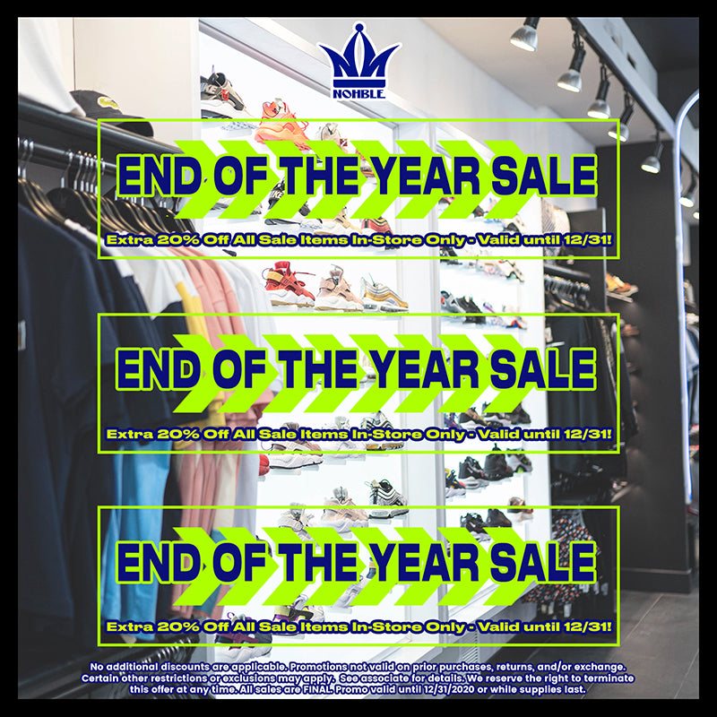 End Of The Year Sale - Extra 20% Off Sale Items In-Store Until 12/31 ...