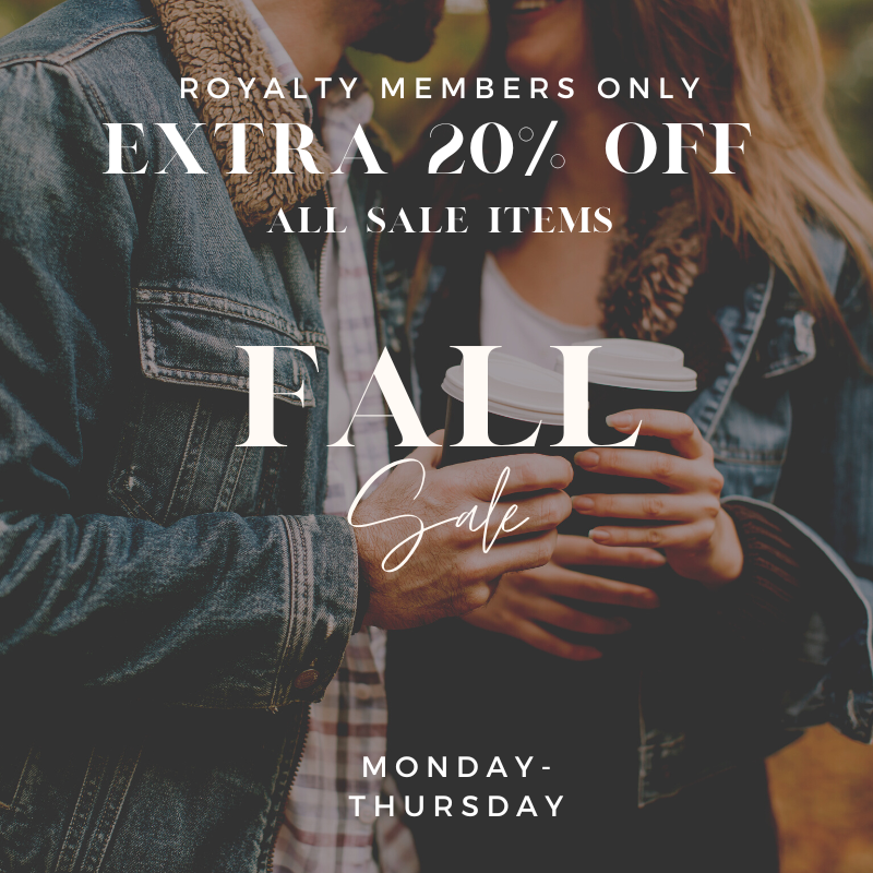 Fall Sale Now through 10/1 – Nohble
