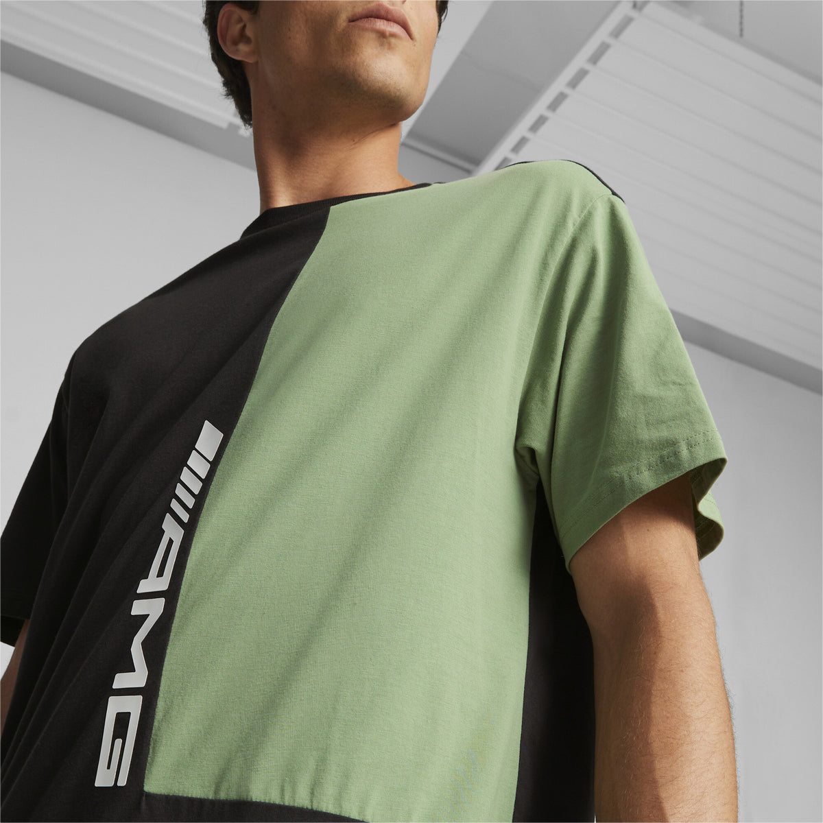 PUMA - Men - AMG Statement Tee - Black/Dusty Green – Nohble