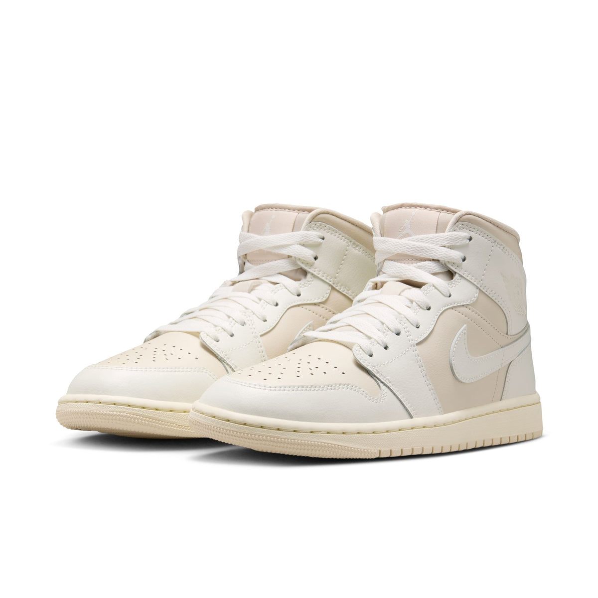 Jordan - Women - Air Jordan 1 Mid - Legend Lt Brown/Sail/Muslin – Nohble