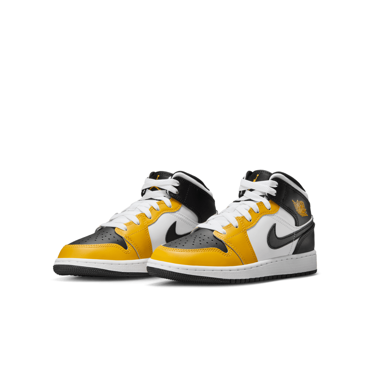 Jordan - Boy - GS Air Jordan 1 Mid - Yellow Ochre/Black – Nohble