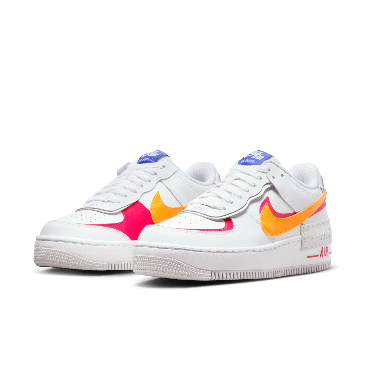 Nike - Women - AF1 Shadow - White/Red/Dust – Nohble