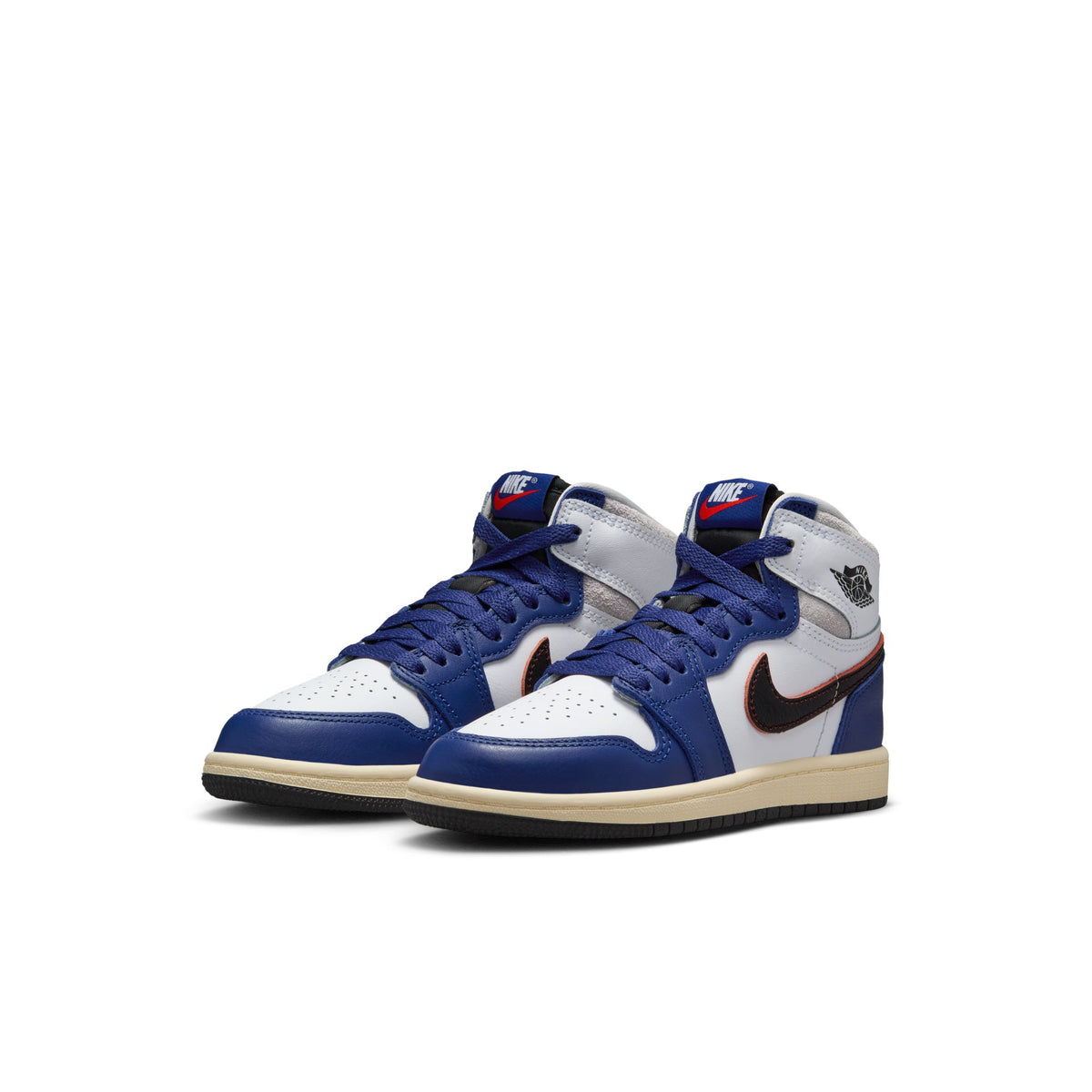 Jordan - Boy - PS Retro 1 High OG - White/Black/Grey/Royal Blue – Nohble
