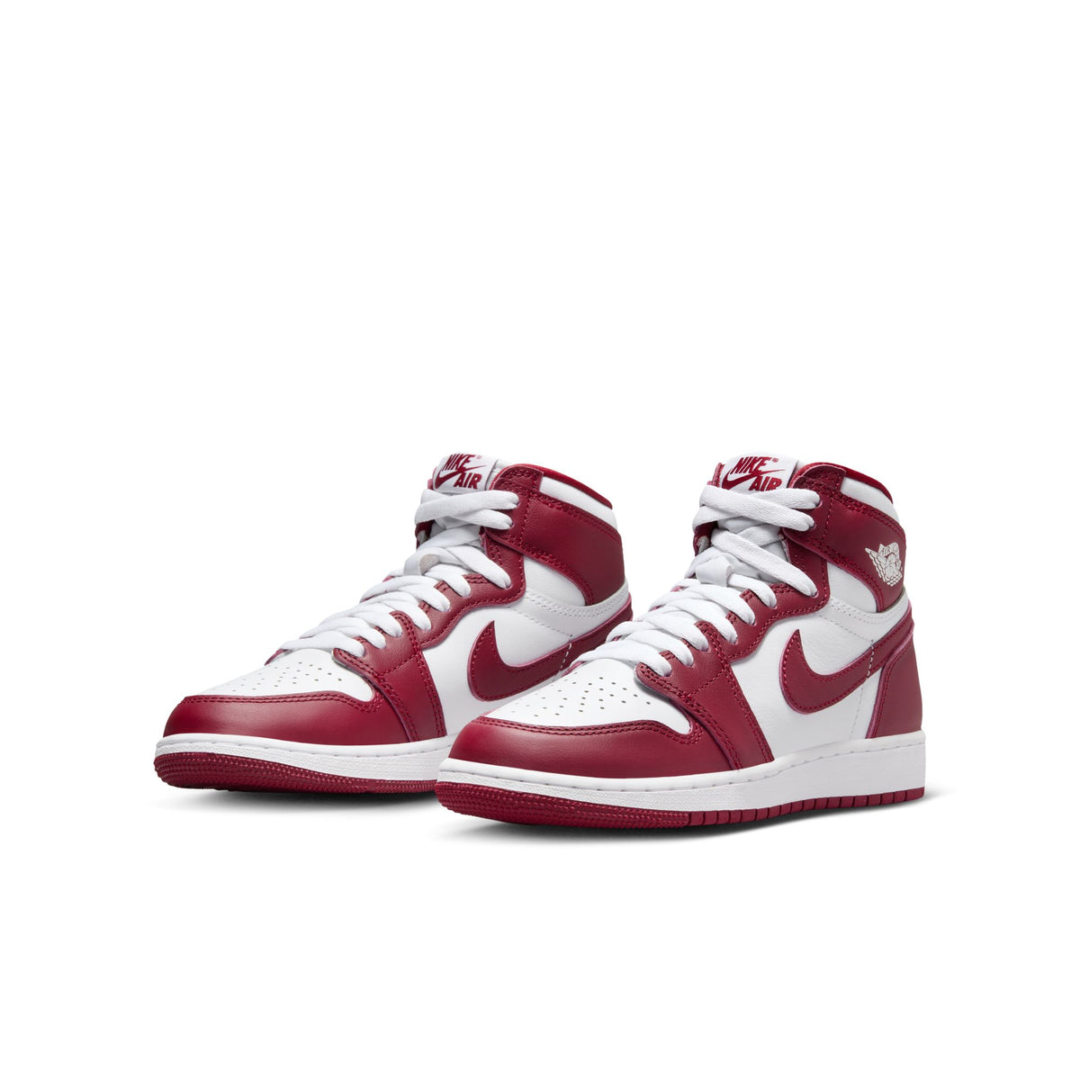 Jordan - Boy - GS Air Jordan 1 High OG - White/Team Red – Nohble