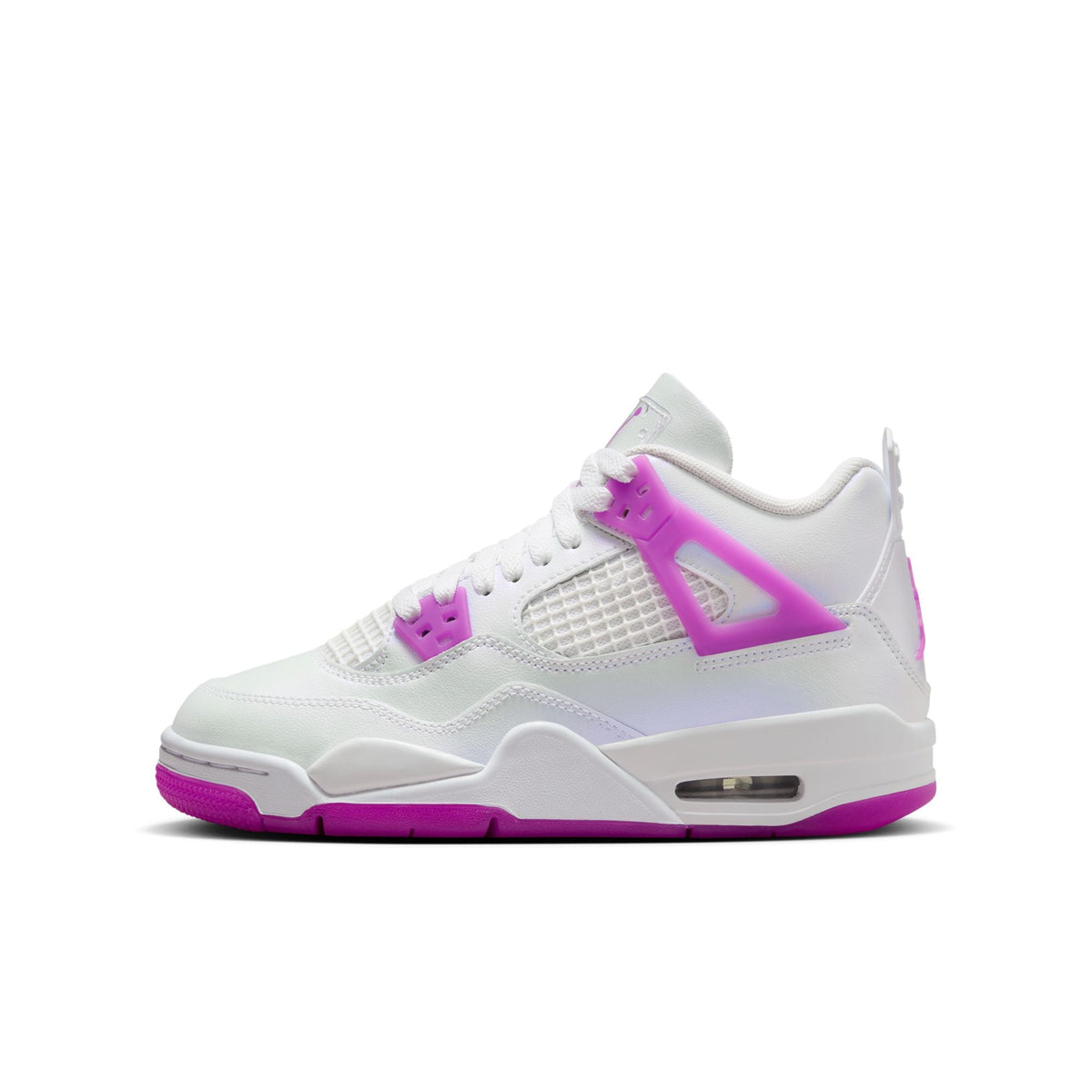 Jordan - Girl - GS Retro 4 - White/Hyper Violet - Release – Nohble