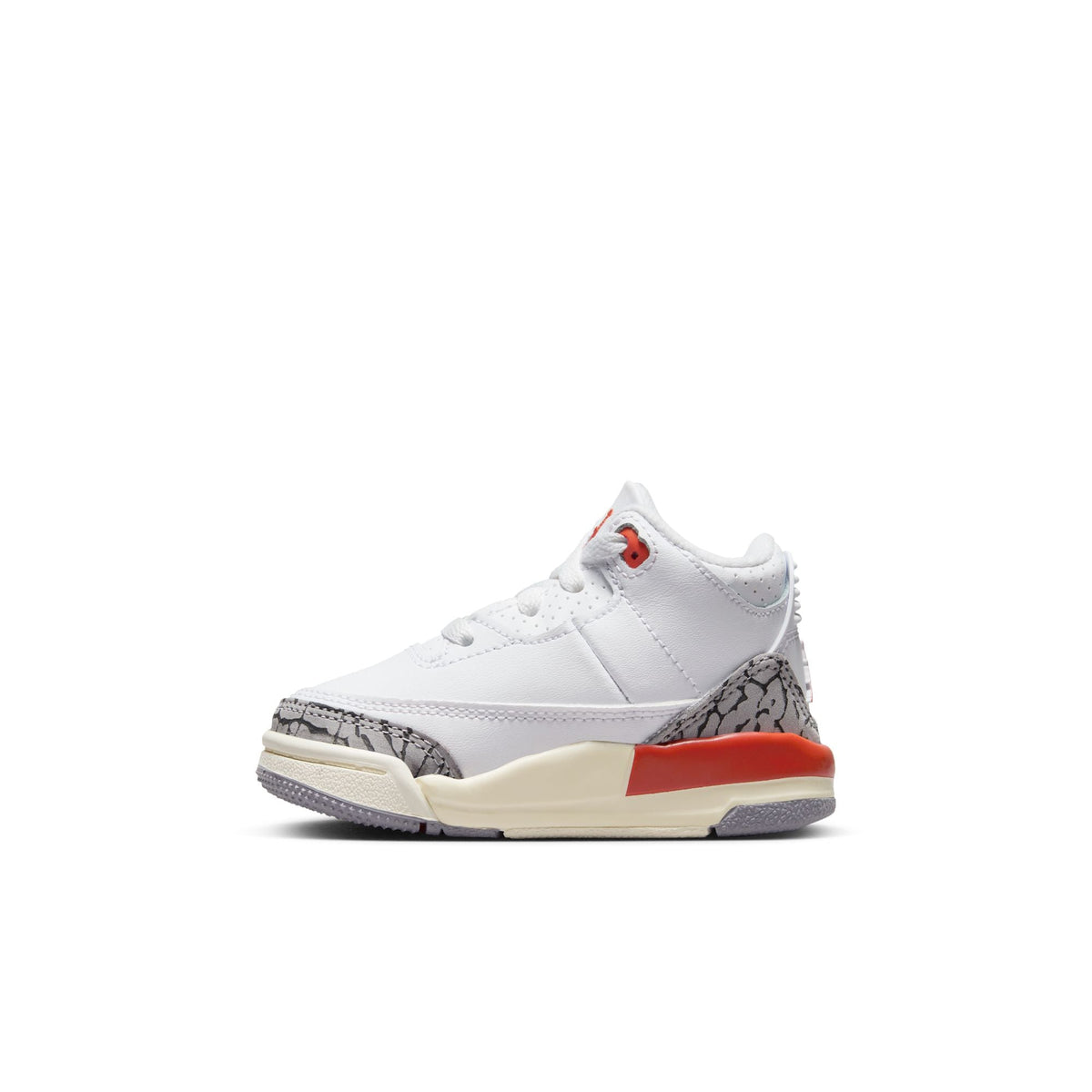 Jordan - Girl - TD Retro 3 - White/Cosmic Clay/Cement Grey - Release ...