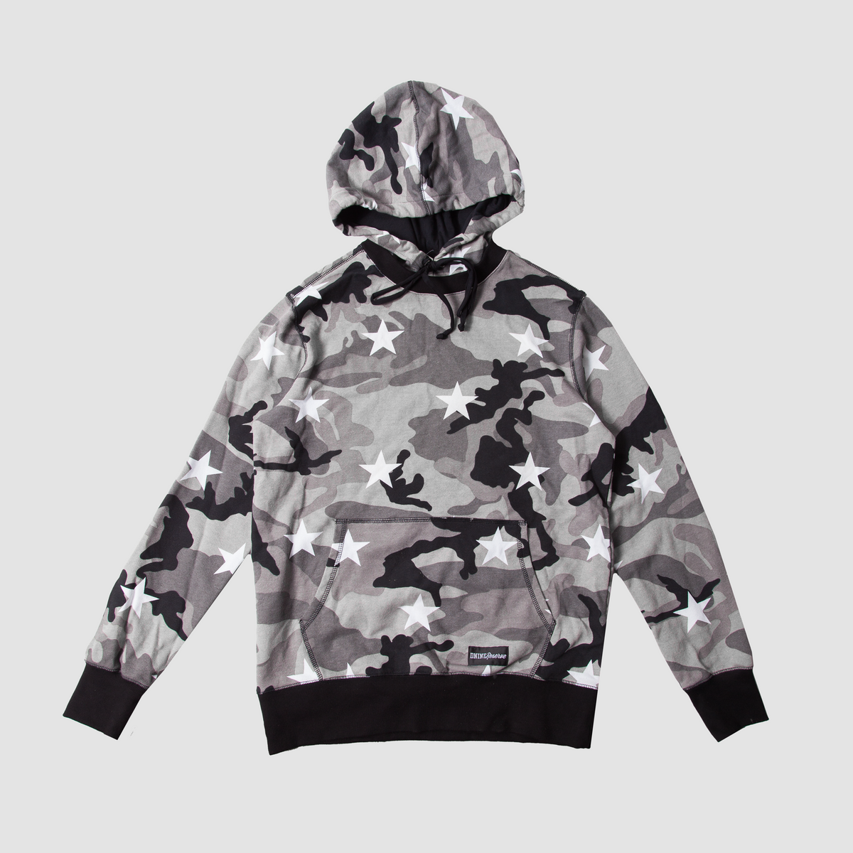 Vintage - Men - Dnine Reserve Camo Hoodie - Grey/Black/White – Nohble