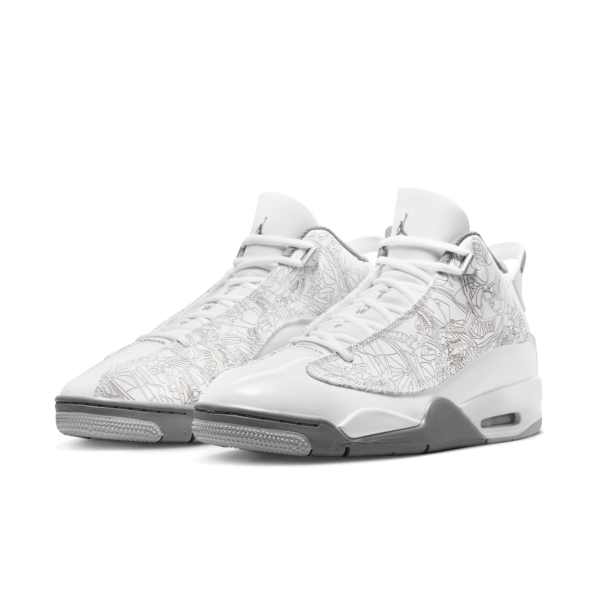 Jordan - Men - Dub Zero - White/Cool Grey/metallic Silver – Nohble
